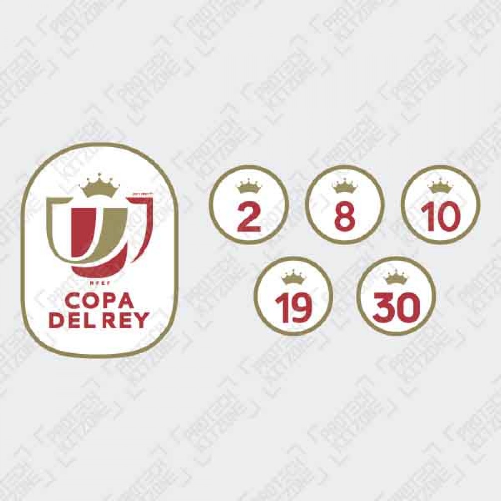 Official Copa Del Ray + Champions Badges