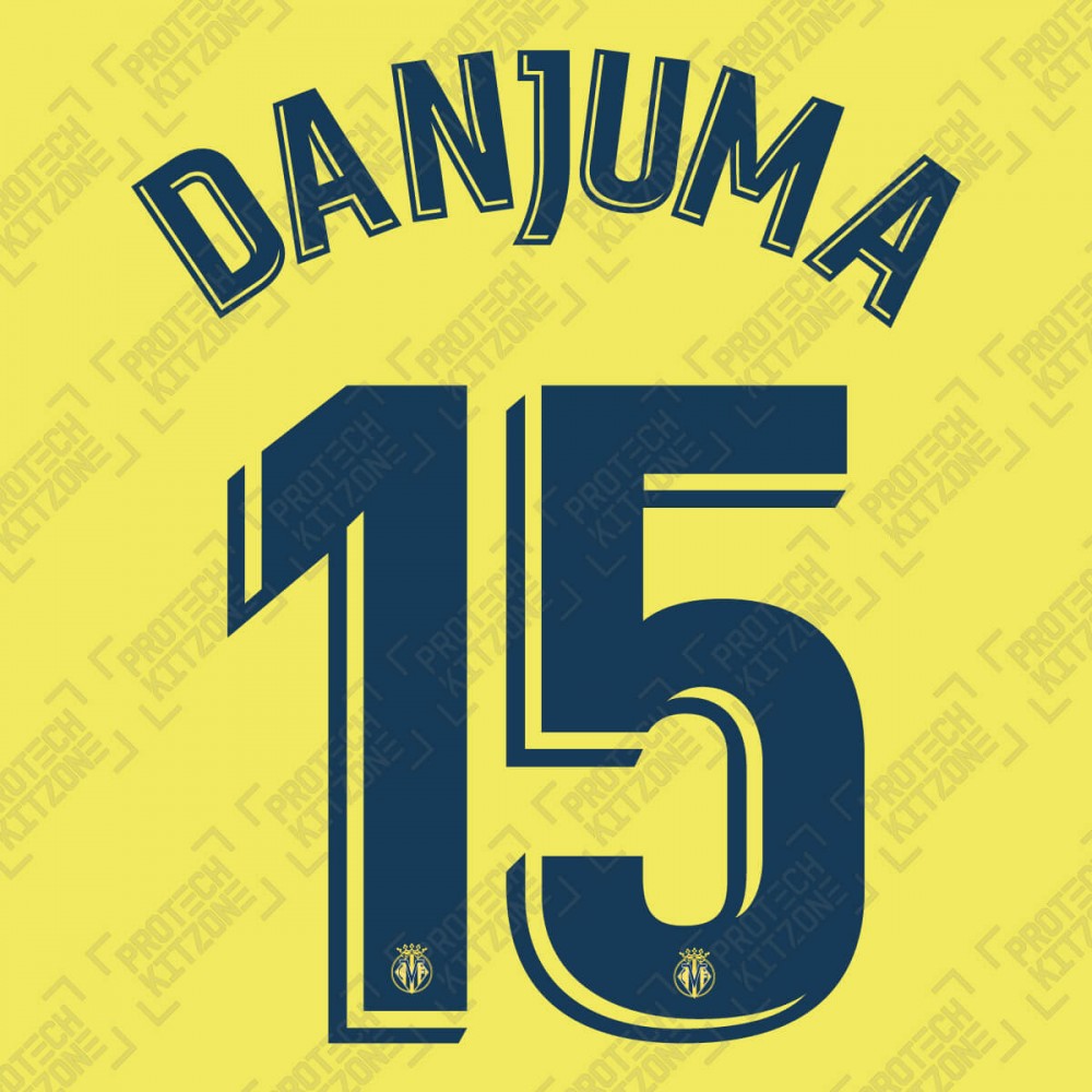 Danjuma 15 (Official Villarreal CF 2021/22 Home Name and ...