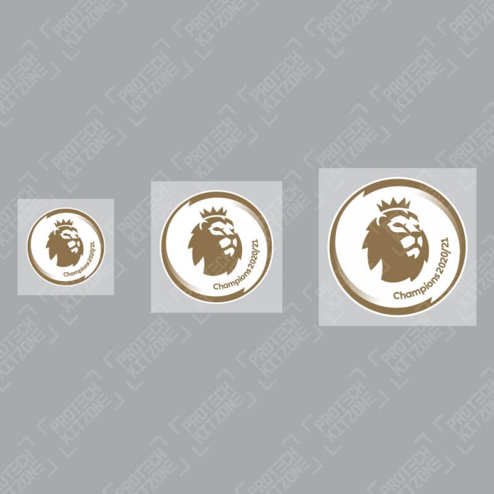 Authentic The Premier League Champions 2020/21 Gold Patch ...