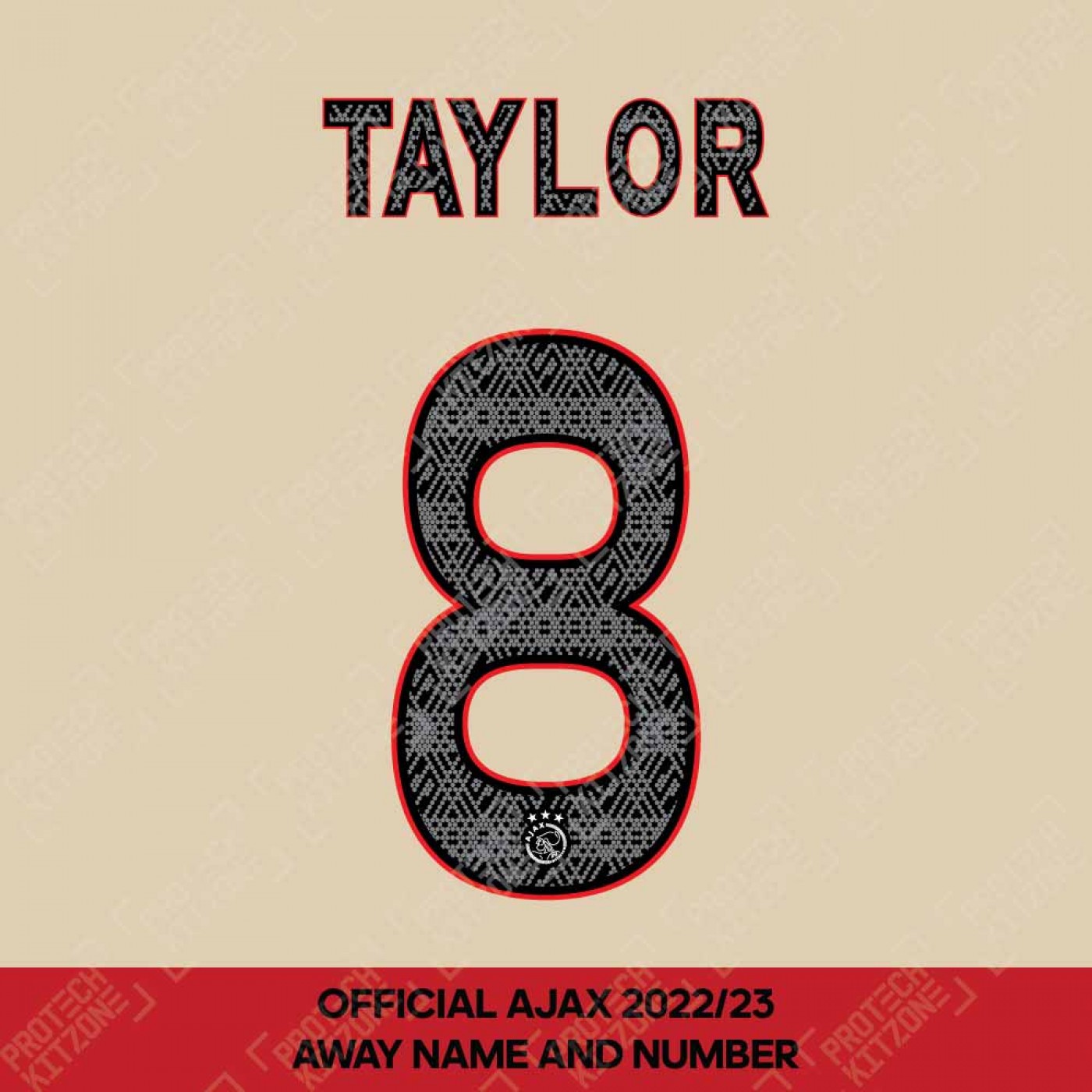 Taylor 8 (Official Ajax FC 2022/23 Third Shirt Name and ...