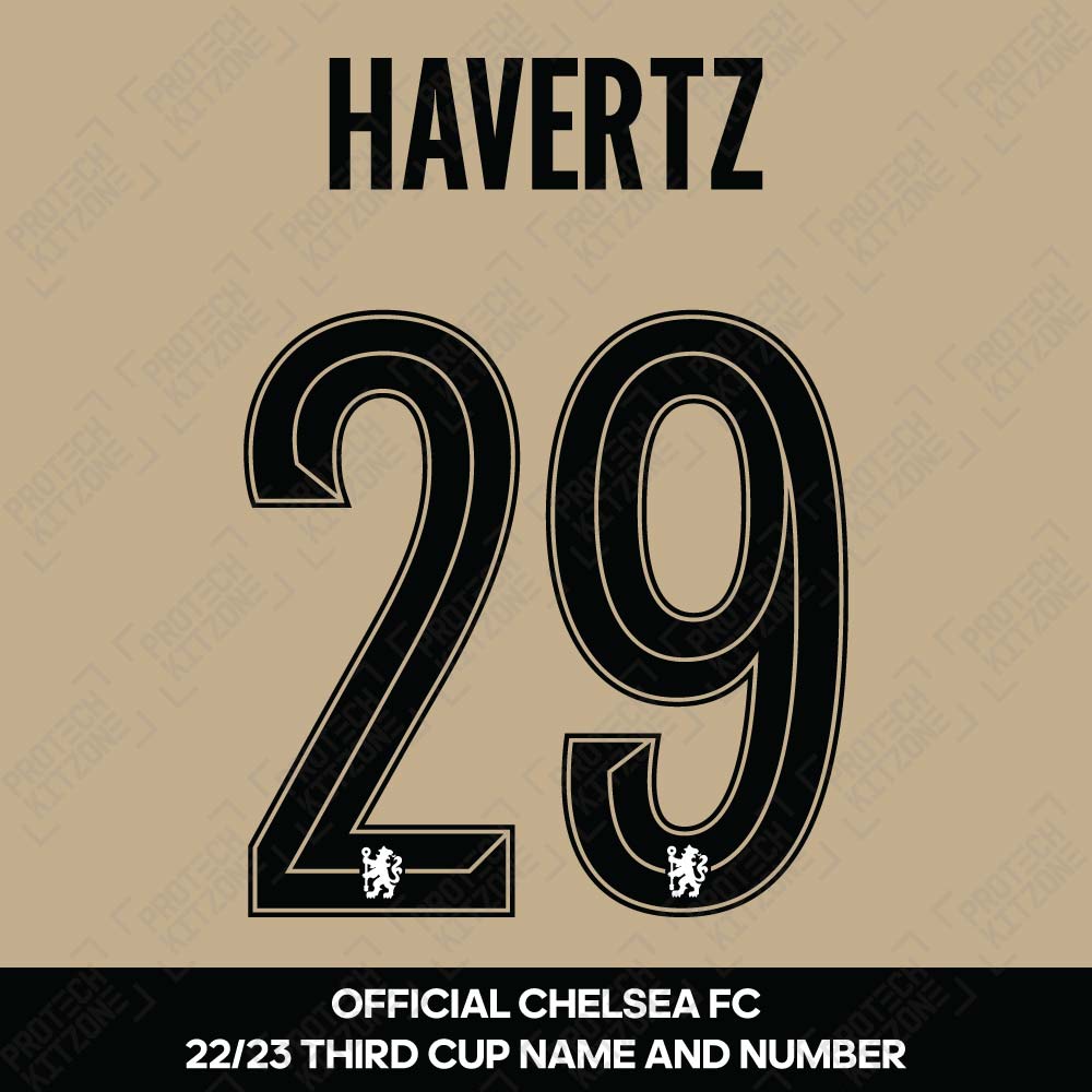 Havertz 29 (Official Name and Number Printing for Chelsea ...