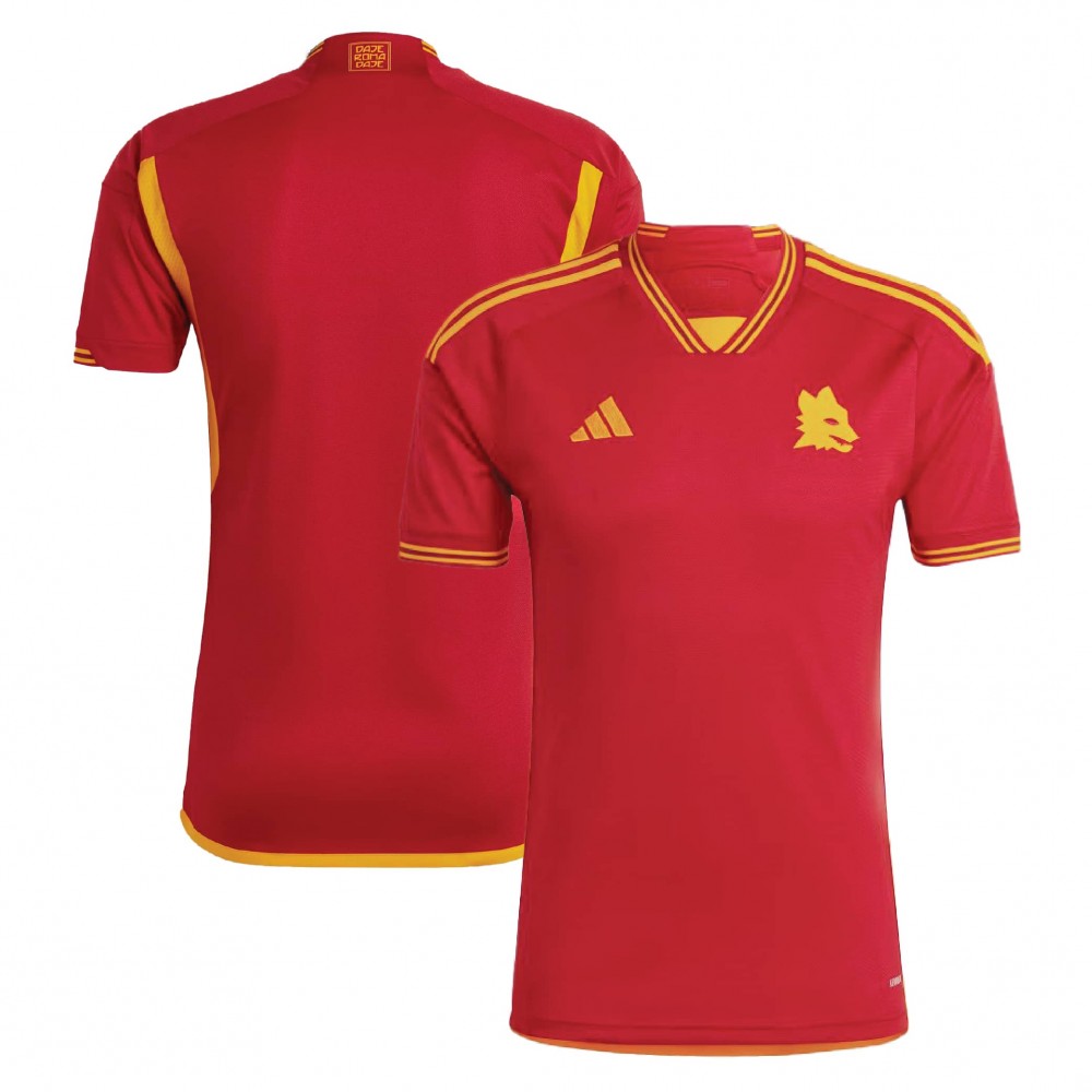 AS Roma 2023/24 Home Shirt With Front Sponsor Options