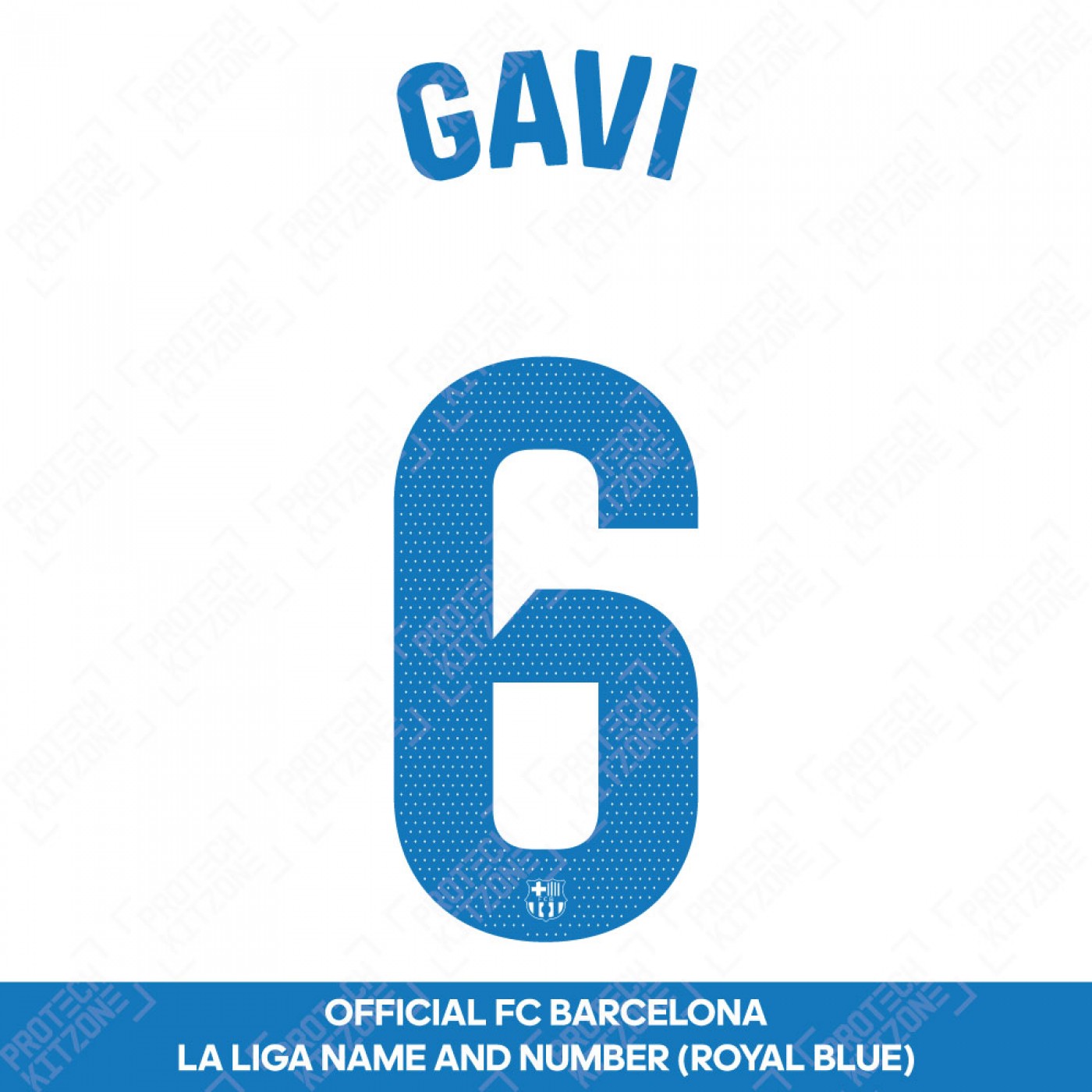 Gavi 6 (Official FC Barcelona 2023/24 Away Name & Numbering ...