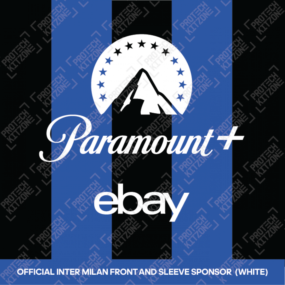 Paramount + Ebay - Official Inter Milan Sponsor Set (White)