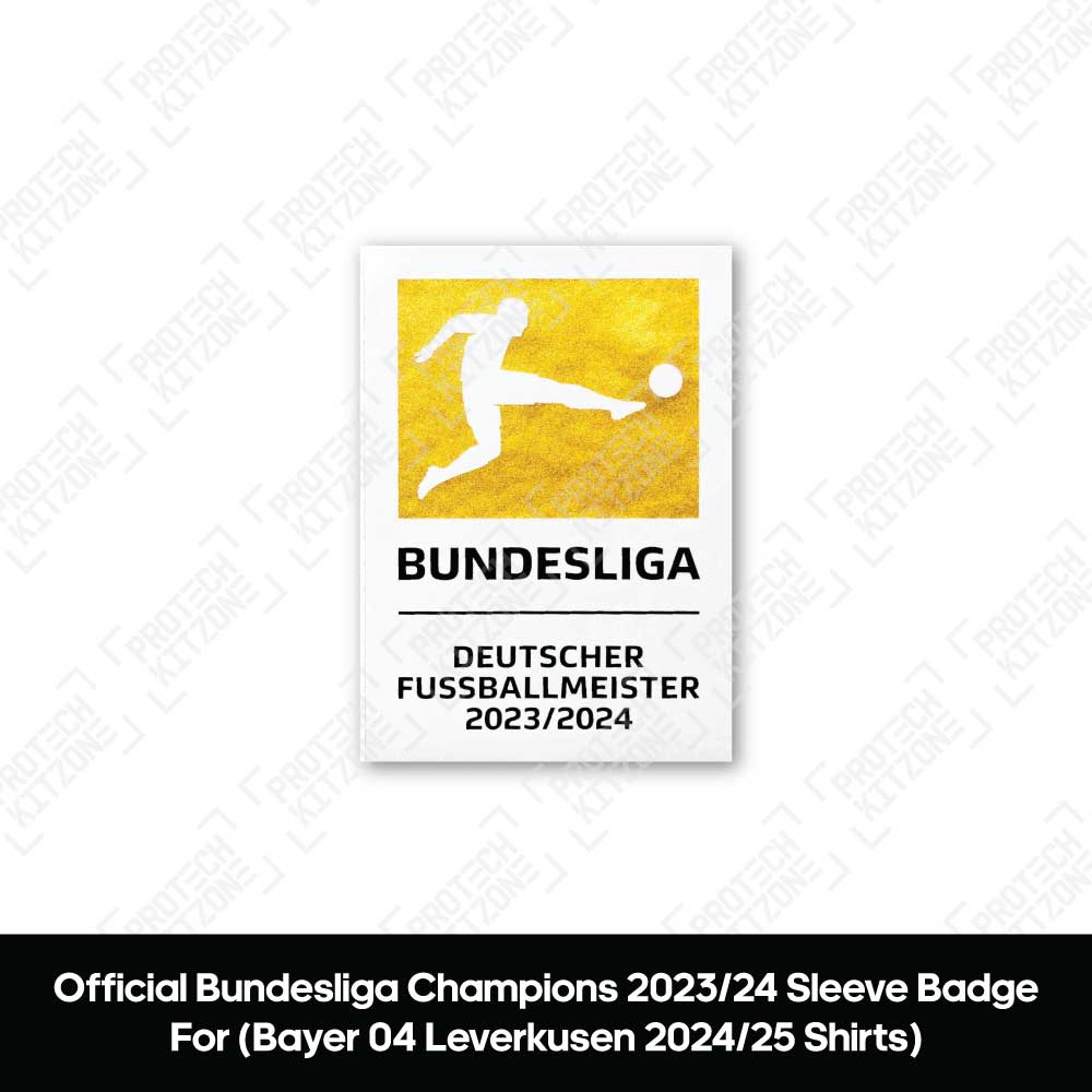 Bundesliga 24-25 Champions Sleeve Patch - 23/24 Season W ...