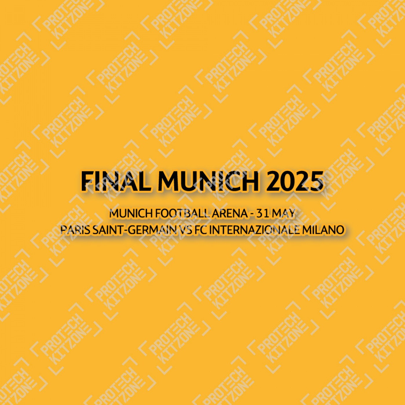 Official Final Munich 2025 Match Day Details Printing For ...