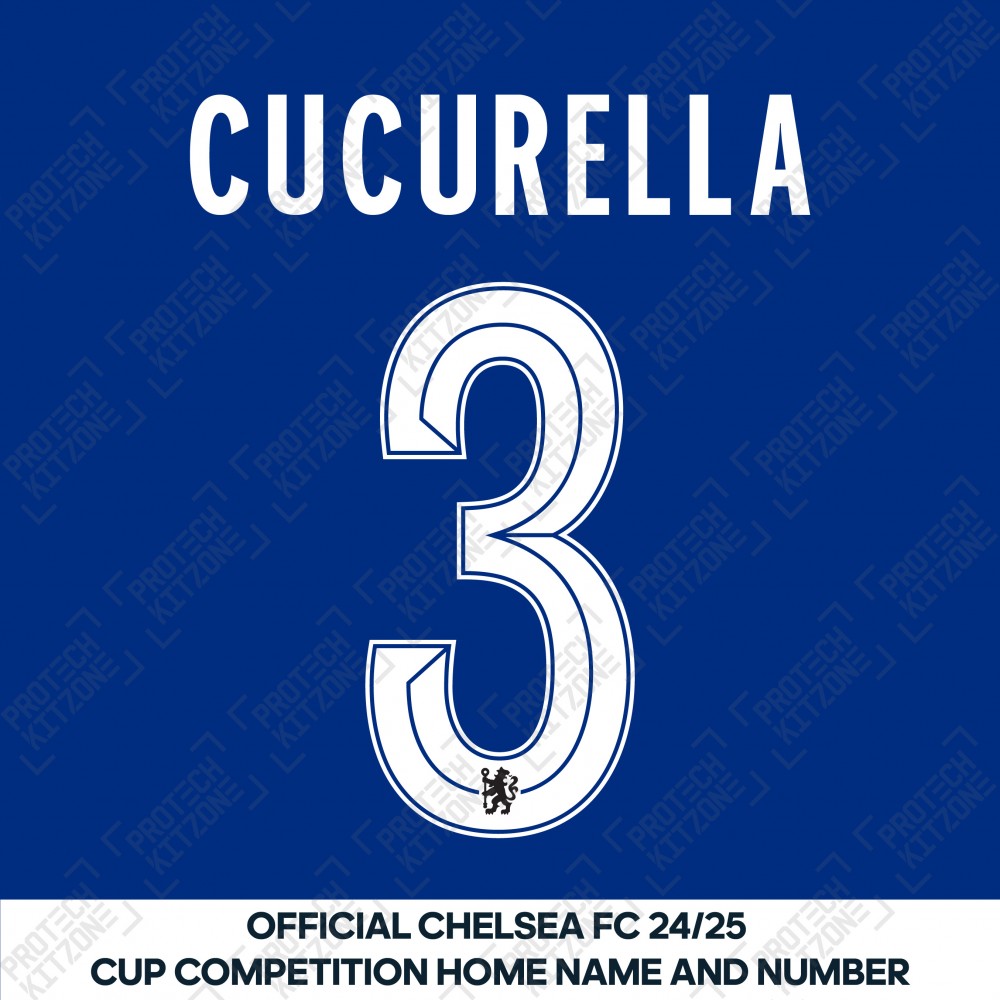Cucurella 3 (Official Name and Number Printing for Chelsea ...