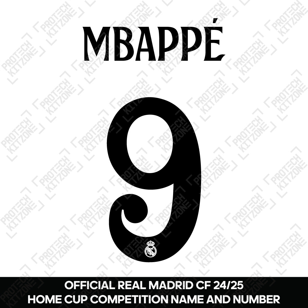 Mbappé 9 (Official Real Madrid CF 2024/25 Home Cup Competition ...