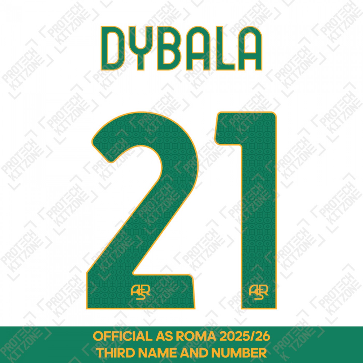 Dybala 21 - (Official AS Roma FC 2025/26 Third Name and ...