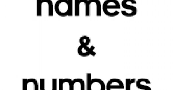 Names & Numbers