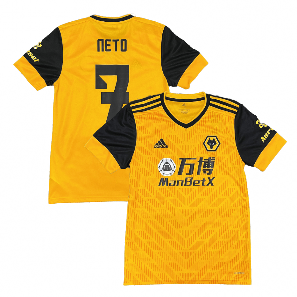 Soccer Jerseys : Wolves 2020/21 Home Shirt with Neto 7